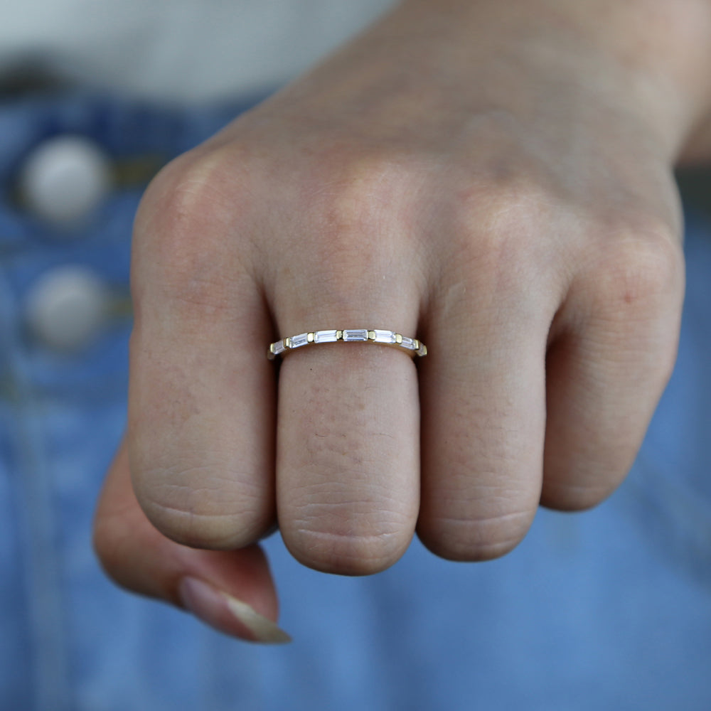 Minimal Delicate Vermeil Ring
