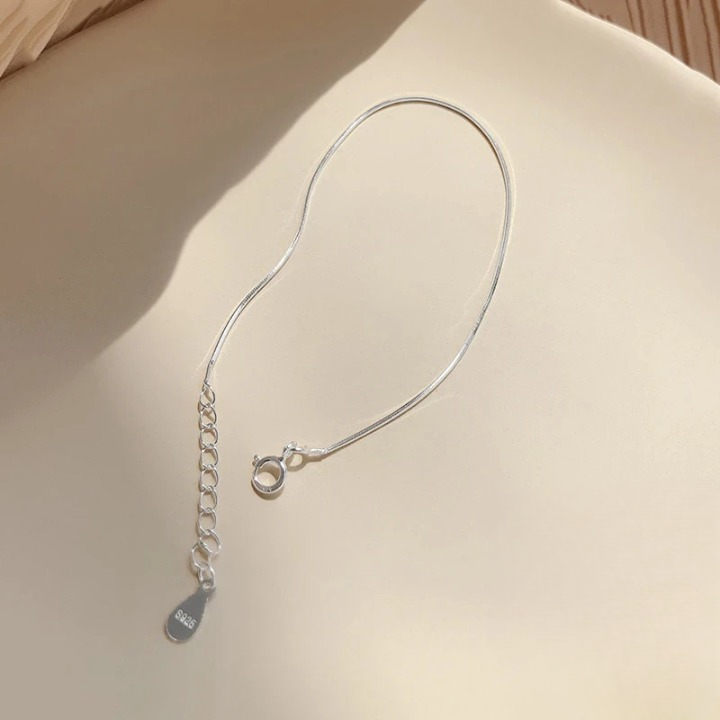 Minimalist Thin Chain Charm Bracelet