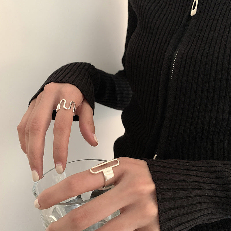 Simple Geometric Arc Ring
