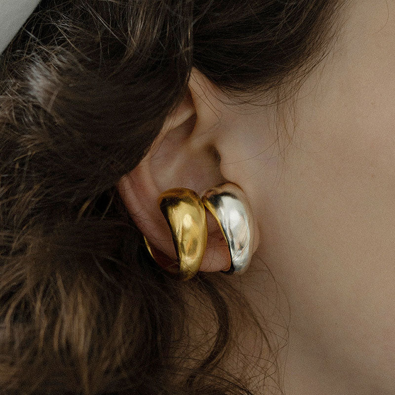 Water Dome Ear Cuff Clip-on Earring
